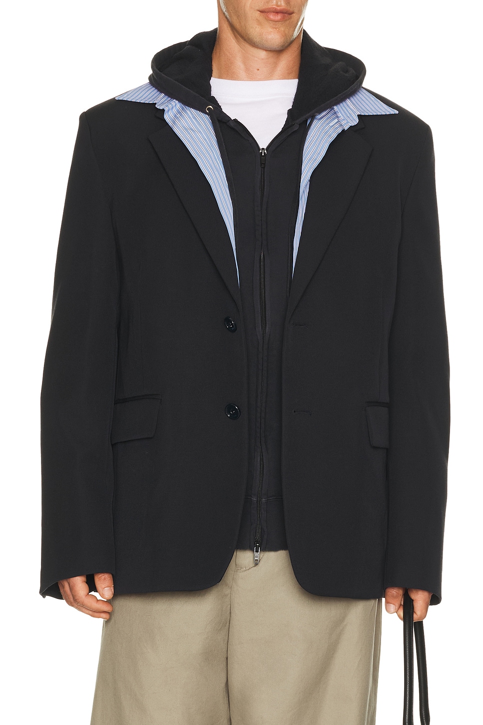 BALENCIAGA Balenciaga Hybrid Shirt Jacket